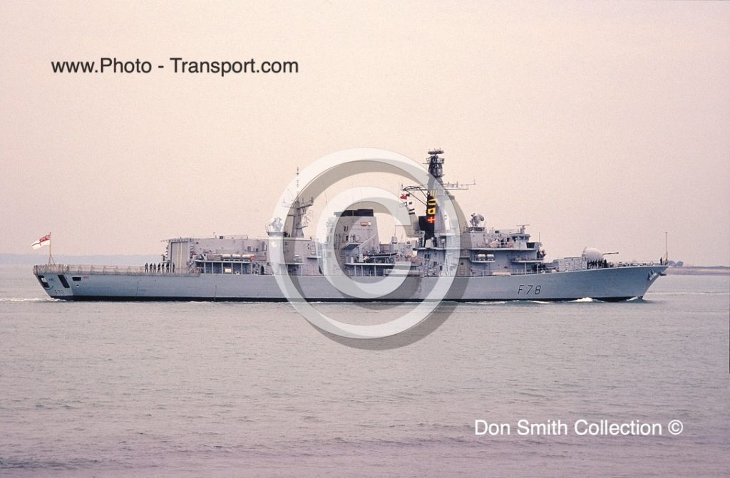 HMS KENT - F78 - Frigate - Photo Transport